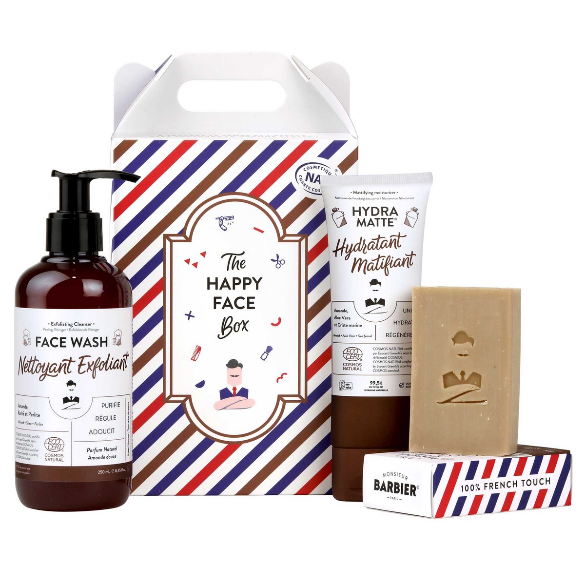 Monsieur Barbier The Happy Face Box Huidverzorgingset voor mannen ...